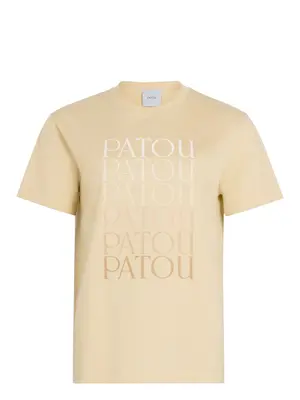 Patou Logo-print T-shirt - Yellow