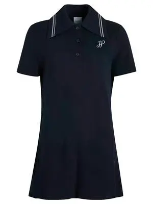 PATOU Patou Logo-Embroidered Mini Polo Dress