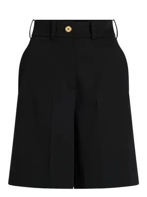 Patou Gabardine Bermuda Shorts - Black