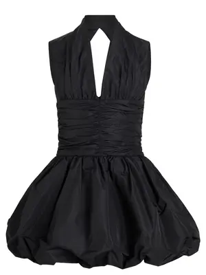 Patou Open-back Mini Dress - Black