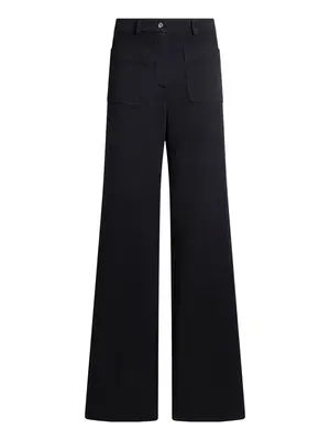 Etro Wide-leg Trousers - Blue