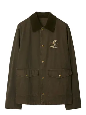 Burberry Cotton Field Jacket - Green