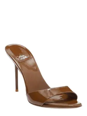 Jeffrey Campbell Ce-soire Slide Sandal - Coffee Patent