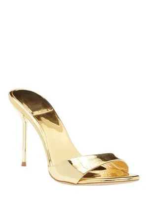 Jeffrey Campbell Ce-soire Slide Sandal - Gold Mirror