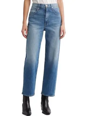 SLVRLAKE SLVRLAKE London High-Waist Ankle Straight-Leg Jeans