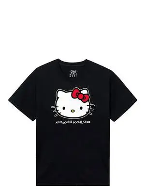 ANTI SOCIAL SOCIAL CLUB X Hello Kitty Weird Tee Shirt - Black