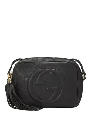 Gucci Leather Soho Disco Bag - Black