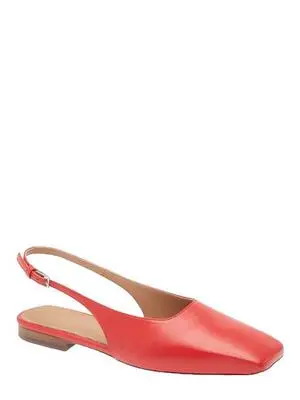 MANSUR GAVRIEL Mansur Gavriel Square-Toe Slingback Flat Flamma