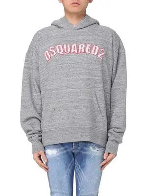 Dsquared2 Embroidered Logo Hoodie - Grey