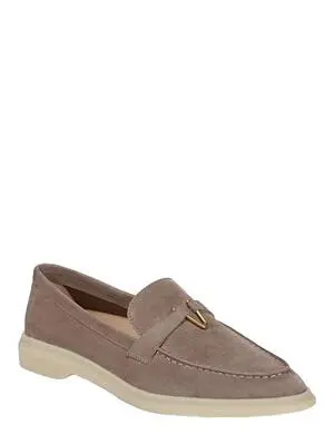 Veronica Beard Veronica Beard Ailey Suede Loafer Taupe