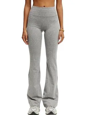 Cotton:on Active Ultra Soft Studio Flare Leggings - Dark Grey Marle