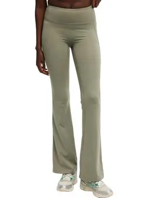 Cotton:on Active Ultra Soft Studio Flare Leggings Dusty Khaki