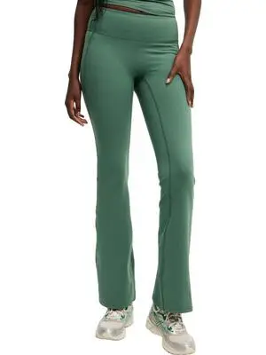 Cotton:on Active Ultra Soft Studio Flare Leggings Emerald Forest
