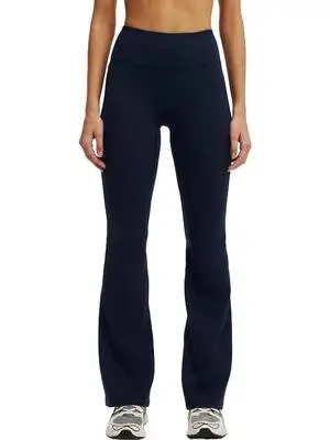 Cotton:on Active Ultra Soft Studio Flare Leggings - Prep Sport Navy