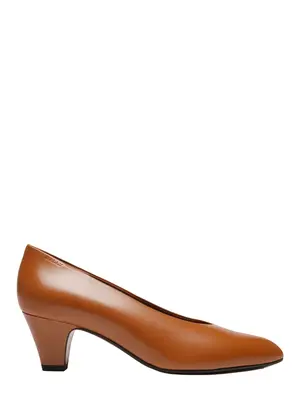 Bally 55mm Alva Pumps - Leather Brown 25
