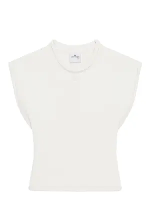 COURREGES Cropped Sweater - White