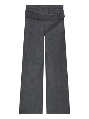 COURREGES Double Belted Jeans - Grey