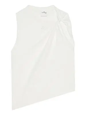 COURREGES Twist Tank Top - White