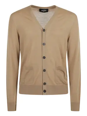 Dsquared2 Dsquared2 Button-Down Cardigan Sand