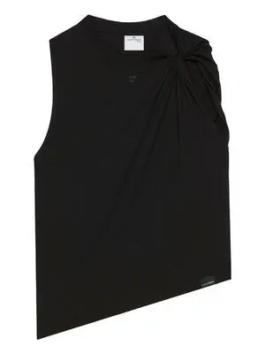 COURREGES Twist Tank Top - Black