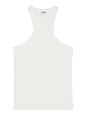 COURREGES Mesh Tank Top - White