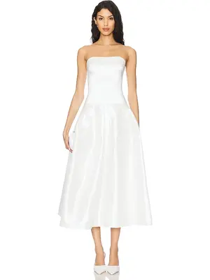 MORE TO COME Cambria Strapless Dress - White