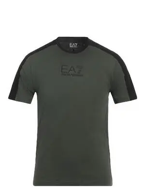 EA7 T-shirt Dark Size Cotton - Green