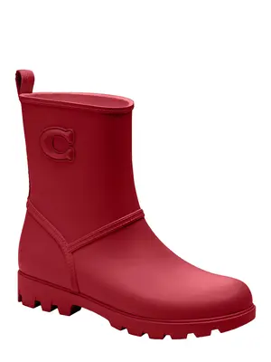 Coach Ryder Rainboot - Ruby