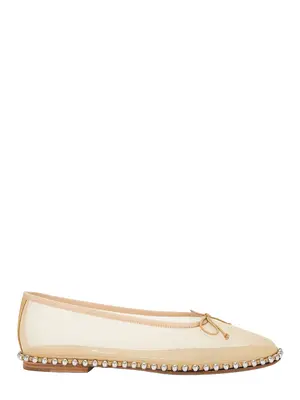 Alexander Wang Lina Ballchain Flat - Nude