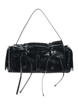 Acne Studios Multipocket Crinkled Leather Bag - Black