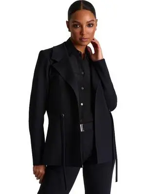 Shan Structured Blazer Black
