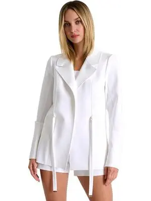 Shan Structured Blazer White
