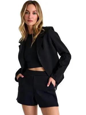 Shan SHAN Classic Fitted Blazer Black