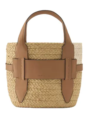 Helen Kaminski Helen Kaminski Lipari Raffia Tote Natural/caramel