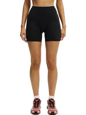 Cotton:on Active Ultra Soft Side Pocket Bike Short - Black Tipping