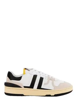 LANVIN Clay Mesh Low-top Sneakers - White/black