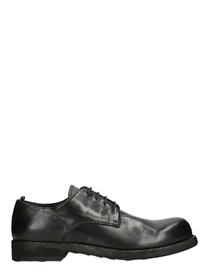 Officine Creative Bulla Leather Derby Shoes - Black