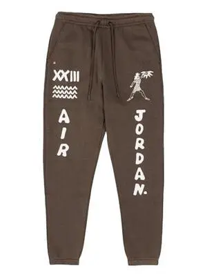 JORDAN Artist Series Umar Rashid Flight Fleece Sweatpants - Brown