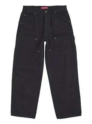 Supreme Double Knee Painter Pant - Black