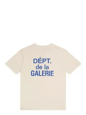 GALLERY DEPT. French Tee Shirt - Cream Blue