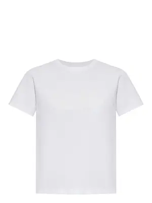 Moncler Logo-embroidered T-shirt - White