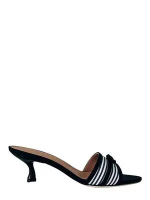 MALONE SOULIERS Eloise 45 Slide Sandals - Black/black