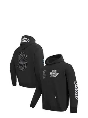 PRO STANDARD Seattle Kraken Paint The City Pullover Hoodie - Black