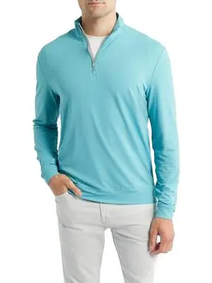 Johnnie-o Motion Performance Quarter Zip Pullover - Tropical