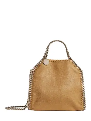 Stella McCartney Stella McCartney Mini Falabella Shaggy Deer Tote Bag Orange