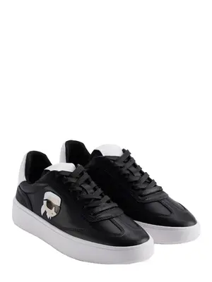 Karl Lagerfeld Paris KARL LAGERFELD Sumava Logo Appliqué Sneakers Black/bright White