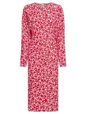 MARNI Marni Floral-Print Midi Dress