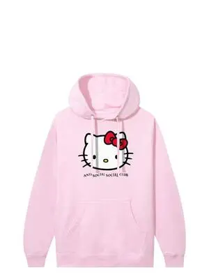 ANTI SOCIAL SOCIAL CLUB X Hello Kitty Weird Hoodie - Light Pink