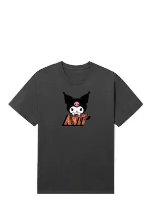 ANTI SOCIAL SOCIAL CLUB X Hello Kitty Kuromi Tee Shirt - Charcoal