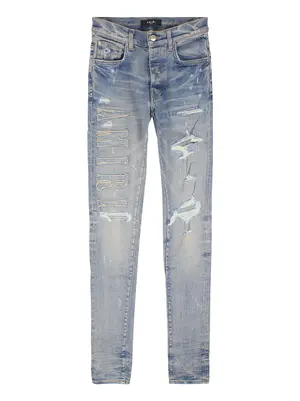 Amiri Denim Logo Appliqué Jean - Blue